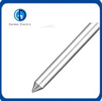 China ISO9001 Certified Round Stainless Steel Ground Rods for Electrical Equipment Grounding for sale