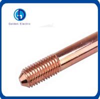 China GB Standard Welded Copper Plating Ground Rod for Underground Protection and Longevity for sale