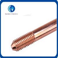 China Tensile Strength 580n/mm2 Copper Bonded Steel Earth Rod for Electrical Equipment Supplies for sale