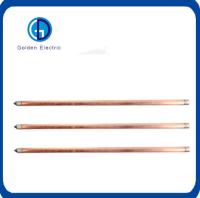 China Pure Copper/Copper Clad Steel Ground Rod for Solar Energy System/Wind Power Generator for sale