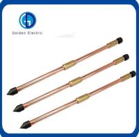 China Pure Copper/Copper Clad Steel Ground Rod for Solar Energy System/Wind Power Generator for sale