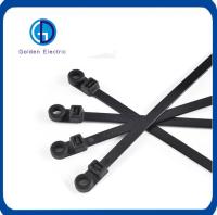China CE RoHS Certification Customizable Mounting Ties 6inch 50lbs Black Mountable Head Ties for sale
