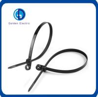 China CE RoHS Certification Customizable Mounting Ties 6inch 50lbs Black Mountable Head Ties for sale