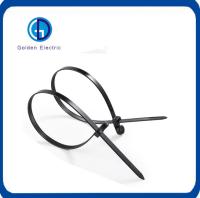 China CE RoHS Certification Customizable Mounting Ties 6inch 50lbs Black Mountable Head Ties for sale