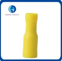 China Fully Insulated Brass Female Lug Terminals with CE Certification Red Blue Yellow for sale