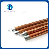 China ISO Certified Copper Internal Threaded Grounding Rods for 13mm Diameter Applications for sale
