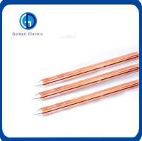 China Welded Technique 25-75mm2 Portable Grounding Rod with Earth Clamp and Earth Wire for sale