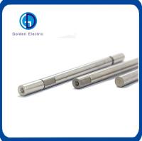 China Round High Precision Stainless Steel Shaft CNC With Small Brass Double Threaded for sale