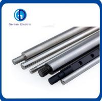 China Round High Precision Stainless Steel Shaft CNC With Small Brass Double Threaded for sale