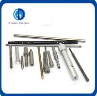 China Round High Precision Stainless Steel Shaft CNC With Small Brass Double Threaded for sale