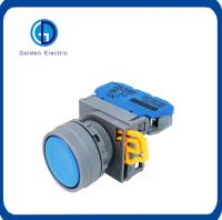 China 22mm IP65 10A 1no Emergency Stop Button Green Plastic Fxby6 Self Recovery for sale