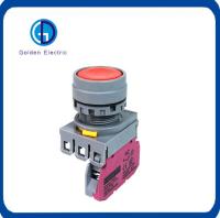 China 22mm IP65 10A 1no Emergency Stop Button Green Plastic Fxby6 Self Recovery for sale
