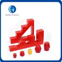 China Red Low Voltage Busbar Standoff Insulators SMC With Customizable Sizes for sale