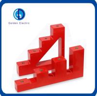 China Red Low Voltage Busbar Standoff Insulators SMC With Customizable Sizes for sale