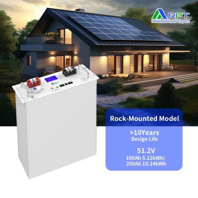 China 51.2V 5.12kWh 10kWh RPT LifePo4 Battery for sale