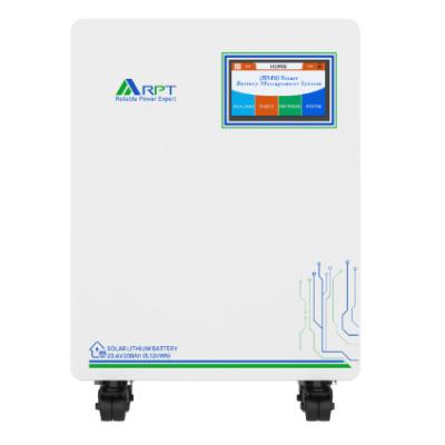 China LiFePO4 Residential Energy Storage 5.2 KWh Capacity and 200W Solar Panels for Sustainable Energy Management for sale