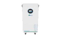 China 16.08kWh Wheel LiFePO4 Battery with 6000 Cycle Life and Movable Wheel Design for Home Solar Energy Storage for sale