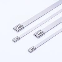 China 12.0x400mm Industrial Cable Ties Straps Fixed Seat Wire Ball Self Locking Buckle for sale