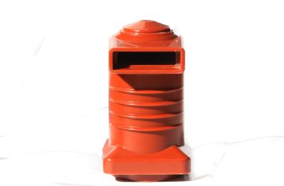 China Red Color 630A 11kV Epoxy Resin Cast Insulators , Spout Insulating Contact Box for sale