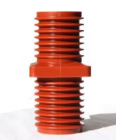 China 12kV Epoxy Resin Insulator Through Wall Bushing For Ring Net Cabinet Switchgear for sale