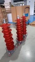 China 36kv Polymer Silicon Rubber Zinc Oxide Lightning Arrester With Indoor High Voltage Switchgear for sale