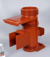 China 36kV High Voltage Epoxy Resin Insulator Shield Spout Bushings 660mm Height for sale