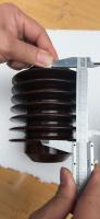 China Brown Epoxy Resin Medium Voltage Outdoor Support Insulators with 175mm Length for sale