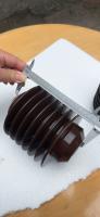 China Brown Epoxy Resin Medium Voltage Outdoor Support Insulators with 175mm Length for sale