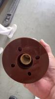 China 17.5kv 175mm Length Epoxy Resin Support Insulator with Brass Insert  for Switchgear for sale