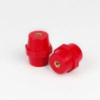China Electrical Epoxy Resin Busbar Insulator Red Low Voltage Trough Type for sale