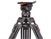 China V150 TYSTVideo Carbon Fiber Tripod for Video/Movie/Film Shooting 0-15kg PTZ Bearing Range for sale