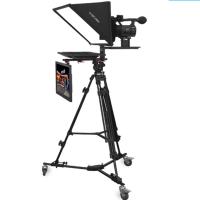 China S240P Studio 24 Inch Dual Monitor Teleprompter with Wireless Remote and Tempered Glass for sale