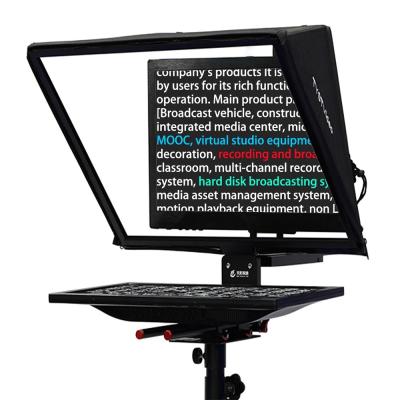 China 20 Inch Video Streaming Live Broadcast Teleprompter for 10-30 Feet Operating Distance for sale