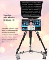 China Live Streaming with 21 inch Portable Teleprompter and  Tripod for sale