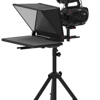 China TS200 Teleprompter 20 inch Single Monitor Studio Autocue with Adjustable Holder Mount for sale