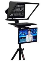 China TS2000 Dual Screen Civil Teleprompter with 20inch Black Metal and Nylon Fabric Design for sale