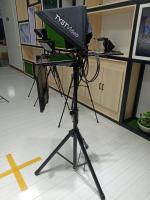 China TS2000 Dual Screen Civil Teleprompter with 20inch Black Metal and Nylon Fabric Design for sale