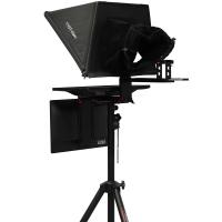 China TYSTVideo 24 inch Large Screen Dual Screen Stand Teleprompter for Studio Station for sale