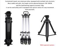 China 22 Inch Speech Broadcasting Studio Teleprompter with Caster Tripod by TYSTVideo for sale
