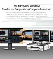 China Live Stream Broadcast Switch All-in-One 17.3 Monitor Portable Video Station with 1T ROM for sale
