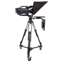 China 24 inch Studio Dual Monitor Teleprompter for Speech Live Broadcast OEM for sale