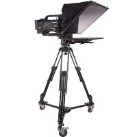 China 24 Inch Television and Broadcast Studio Teleprompter with 1 Set Remote Live Sports for sale