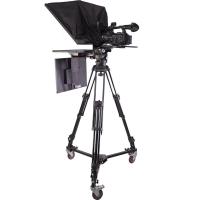 China Indoor or Outdoor Professional Studio Teleprompter TS-T110/22D Dual Screen Caster PTZ for sale