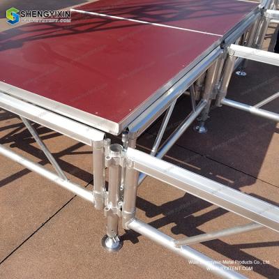 China Chinese Supply Portable Modular Stage Deck Acrylic Platform Aluminum Catwalk Stage high quality and reasonable price for sale