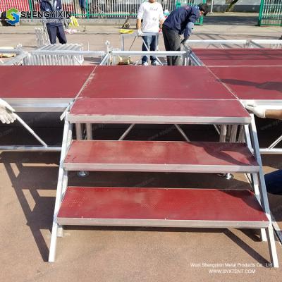 China Aluminum Wedding/Glass Stage/Acrylic/Plexiglass/Portable Mobile Stage Platform Cover Easy To Install For Swimming Pool for sale