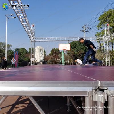 China 2019 very cheap aluminium stage deck/wooden stage platform/aluminum portable stage for sale