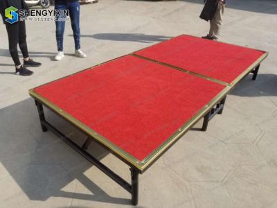 China heavy duty large protable stage outdoor concert stage sale folding portable dance stage for sale