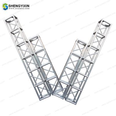 China Hot Sale Aluminum Spigot Square Truss For Exhibition Aluminum spigot box corner truss six ways for sale