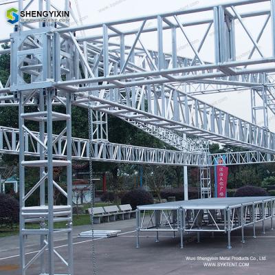 China Cheap Price Used Outdoor Mobile Stage Aluminum Lighting Truss System, Aluminum Spigot Truss With Tower System For Sale for sale