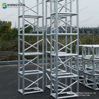 China ceiling lighting system superior raw material pre rig truss Concert portable dj small stage lighting truss with roof for sale